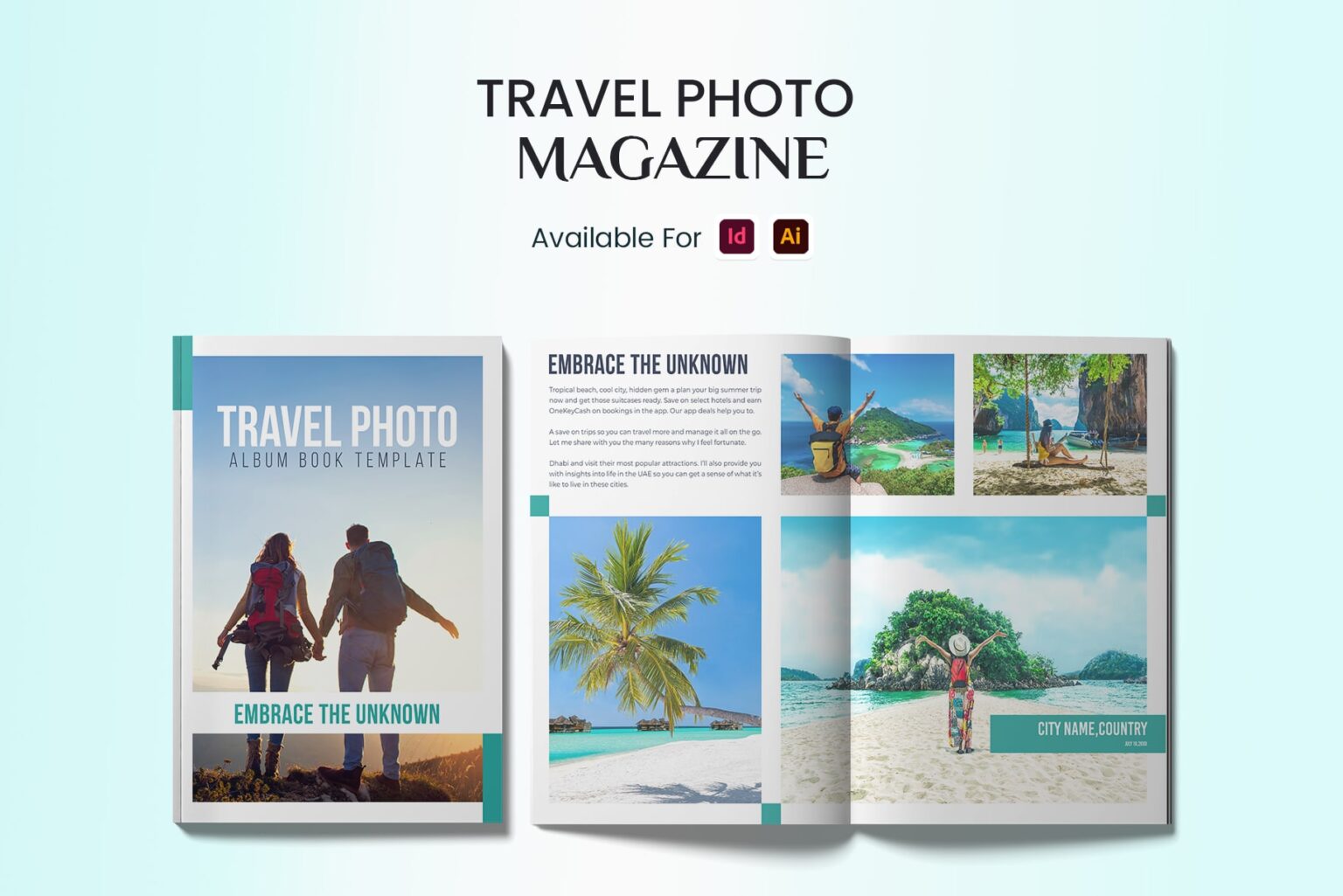 Travel Photo Album Book Template | Outstanding Design with Over 22+ Pages