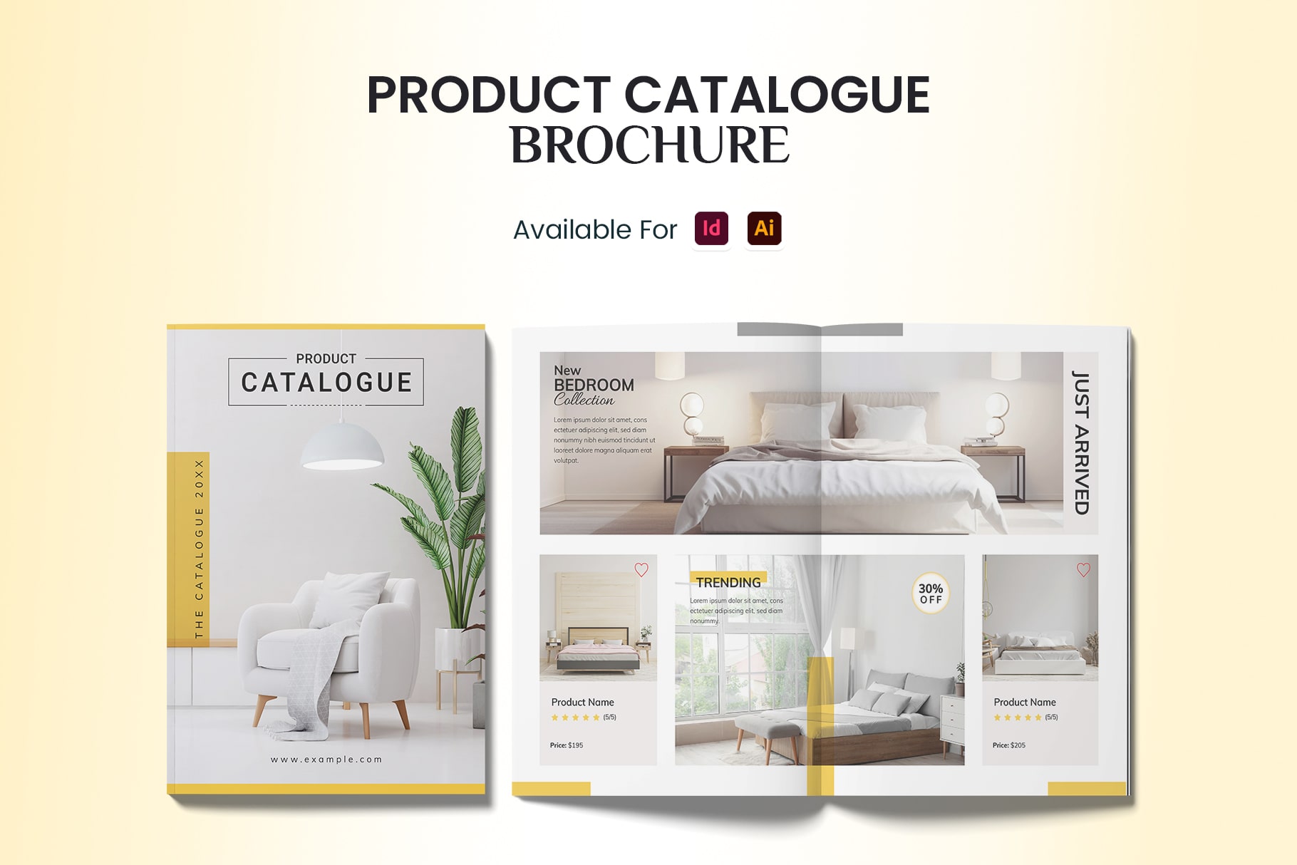 Product Brochure Samples Modern A4 Company Product Catalog Design,