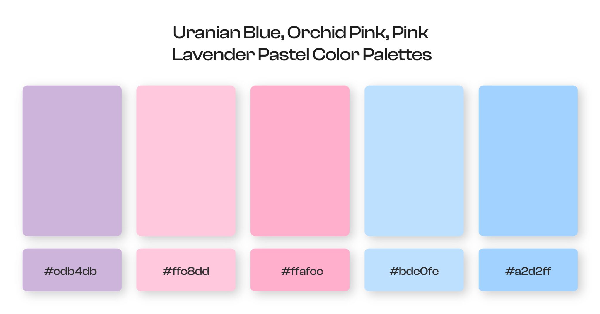 25 premium Pastel Color Palettes for your brand