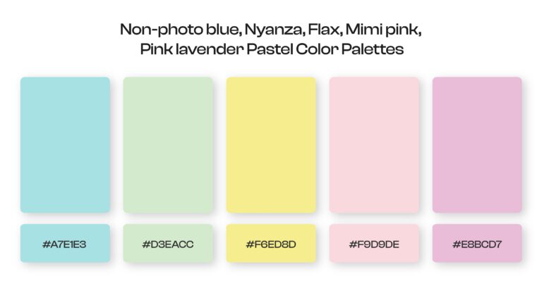 25 premium Pastel Color Palettes for your brand