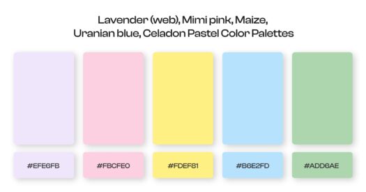 25 premium Pastel Color Palettes for your brand