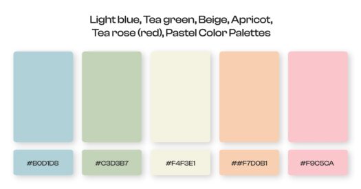 25 premium Pastel Color Palettes for your brand