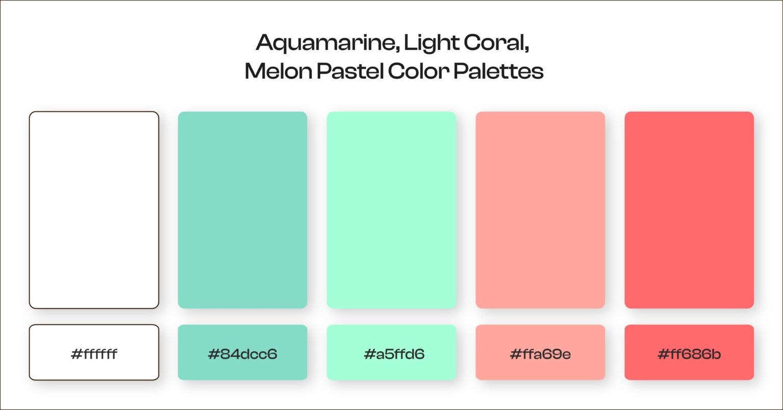 25 premium Pastel Color Palettes for your brand