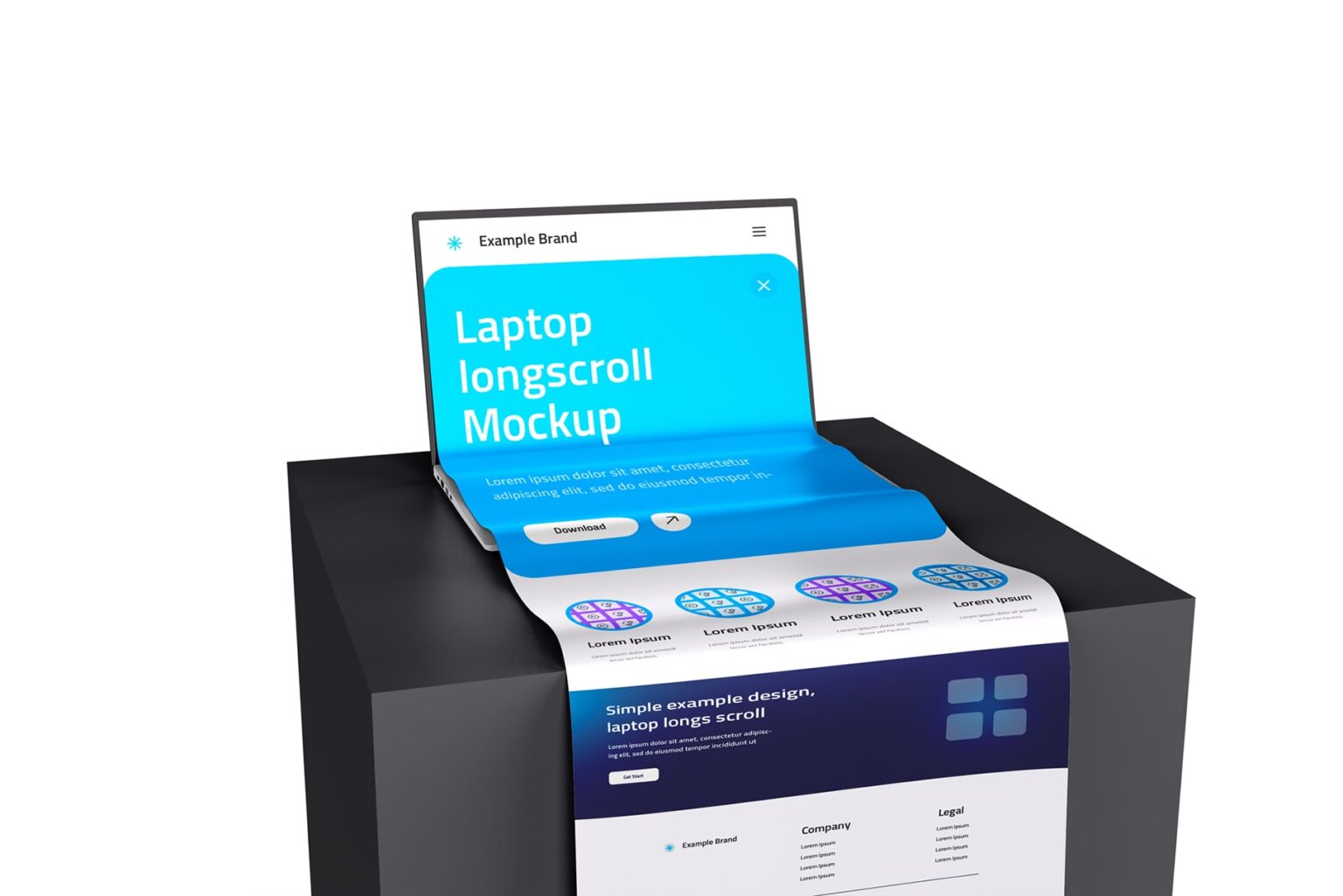Best Box Mockup Set Template | 5 PSD Files – GraphyPix LLC