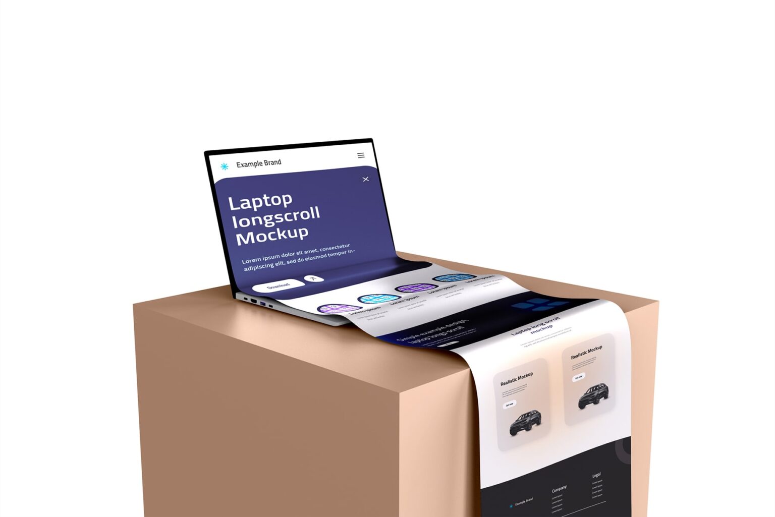 Best Box Mockup Set Template | 5 PSD Files – GraphyPix LLC