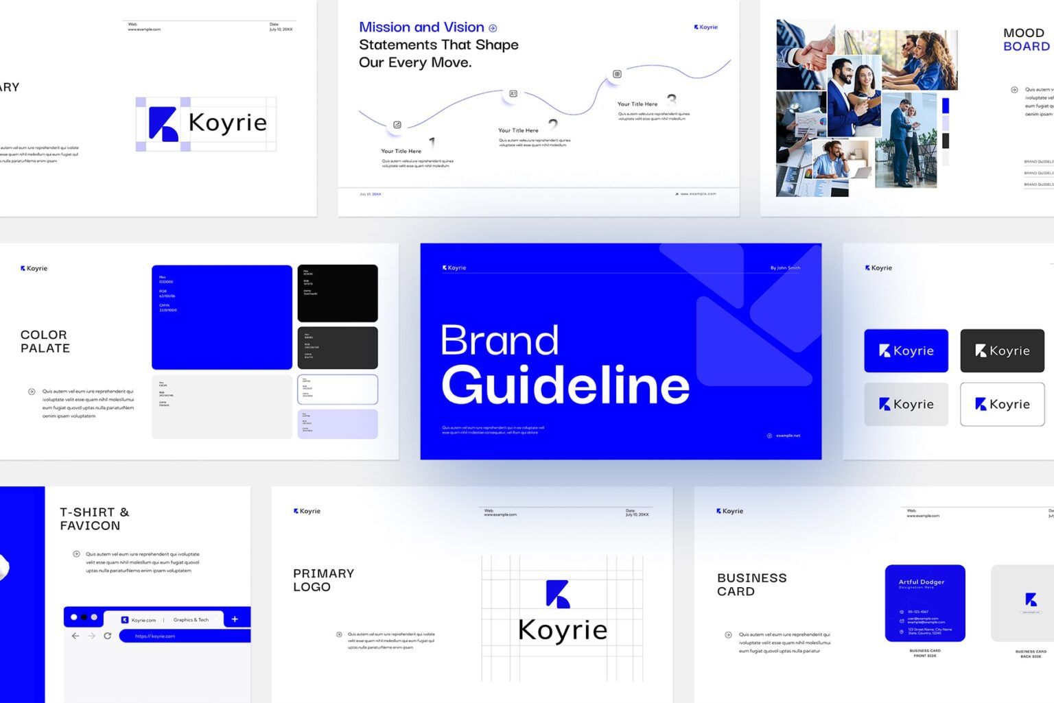 Utopia V2 | Brand Guidelines Template | 55+ Modern Unique Slides – GraphyPix LLC